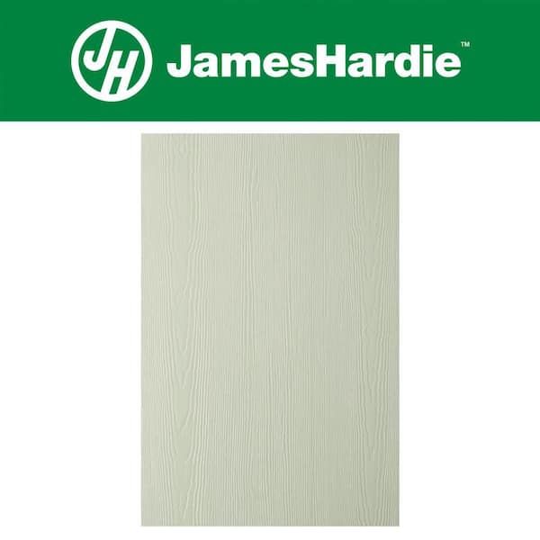 James Hardie Hardie Panel HZ5 48 in. x 120 in. Primed Cedarmill Fiber ...