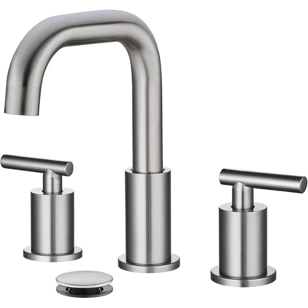 PICTURESQUE CENDU LLC 2-Handles Vessel Sink Faucet Deck Mount with Pop ...