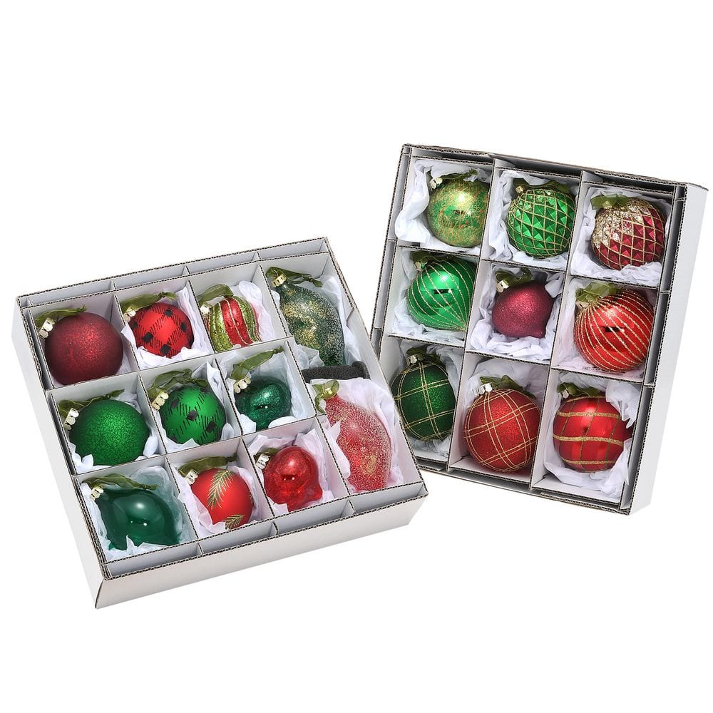 National Tree Company 20-Piece Christmas Tree Ornament Set, Rural ...