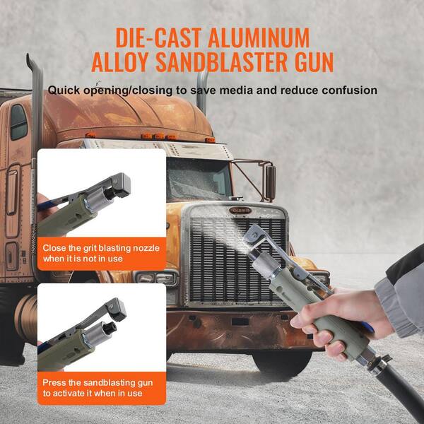 Mini Sandblaster Mua #80 Aluminum Oxide - 50 LBS - Medium Premium Long ...