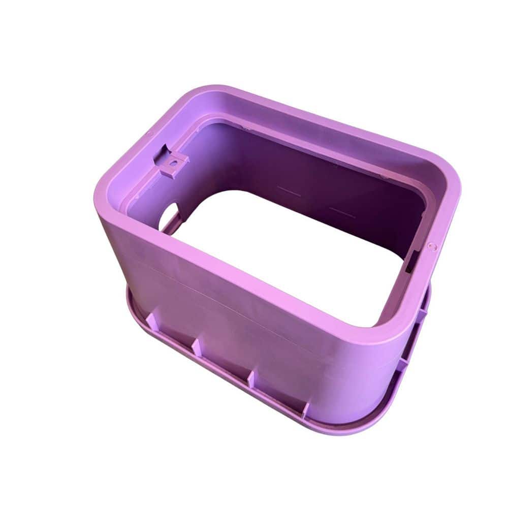 12.3125 in. x 15 in. x 12.3125 in. PURPLE Square Meter/ Valve Box ...