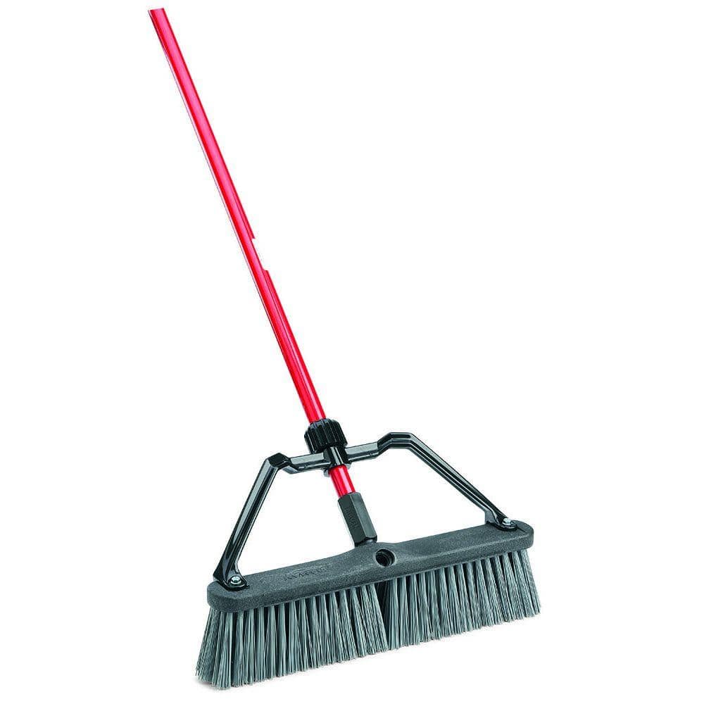 Libman 18 in. High Power Rough Surface Heavy Duty Push Broom 826 - The ...