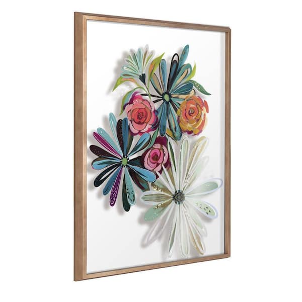 Kate and Laurel Blake "Flowers on Glass 2 Whole Flowers" by Jessi ...