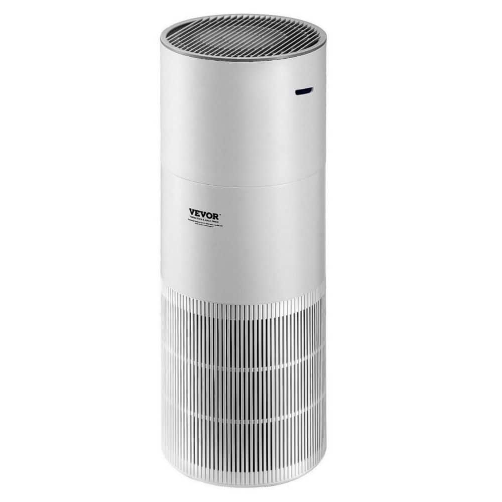 1090 sq. ft. True HEPA 11 Filter Air Cleaner Air Purifier in White with ...
