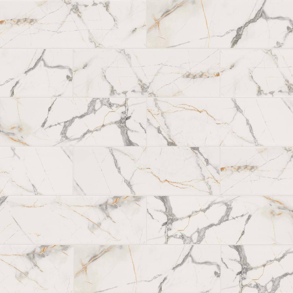 MSI Take Home Tile Sample - Lockson Mix 4 in. x 4 in. Glossy White ...