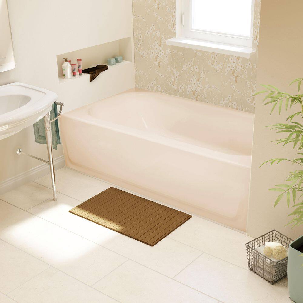 Bootz Industries Bootzcast 60 in. x 30 in. Soaking Alcove Bathtub with ...