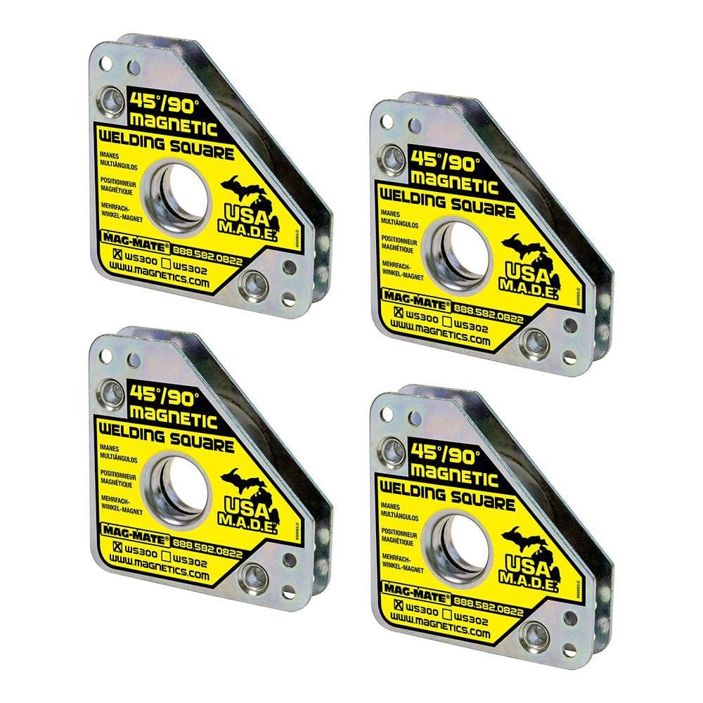 MAG-MATE Compact Magnetic Square (4-Pack) WS300PK04 - The Home Depot