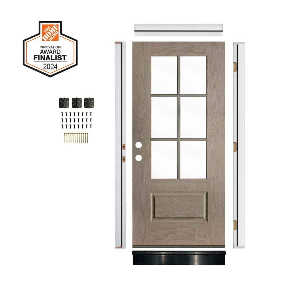 Have a question about Krosswood Doors DIY RTA Kit 36 x 80 in. Clear ...