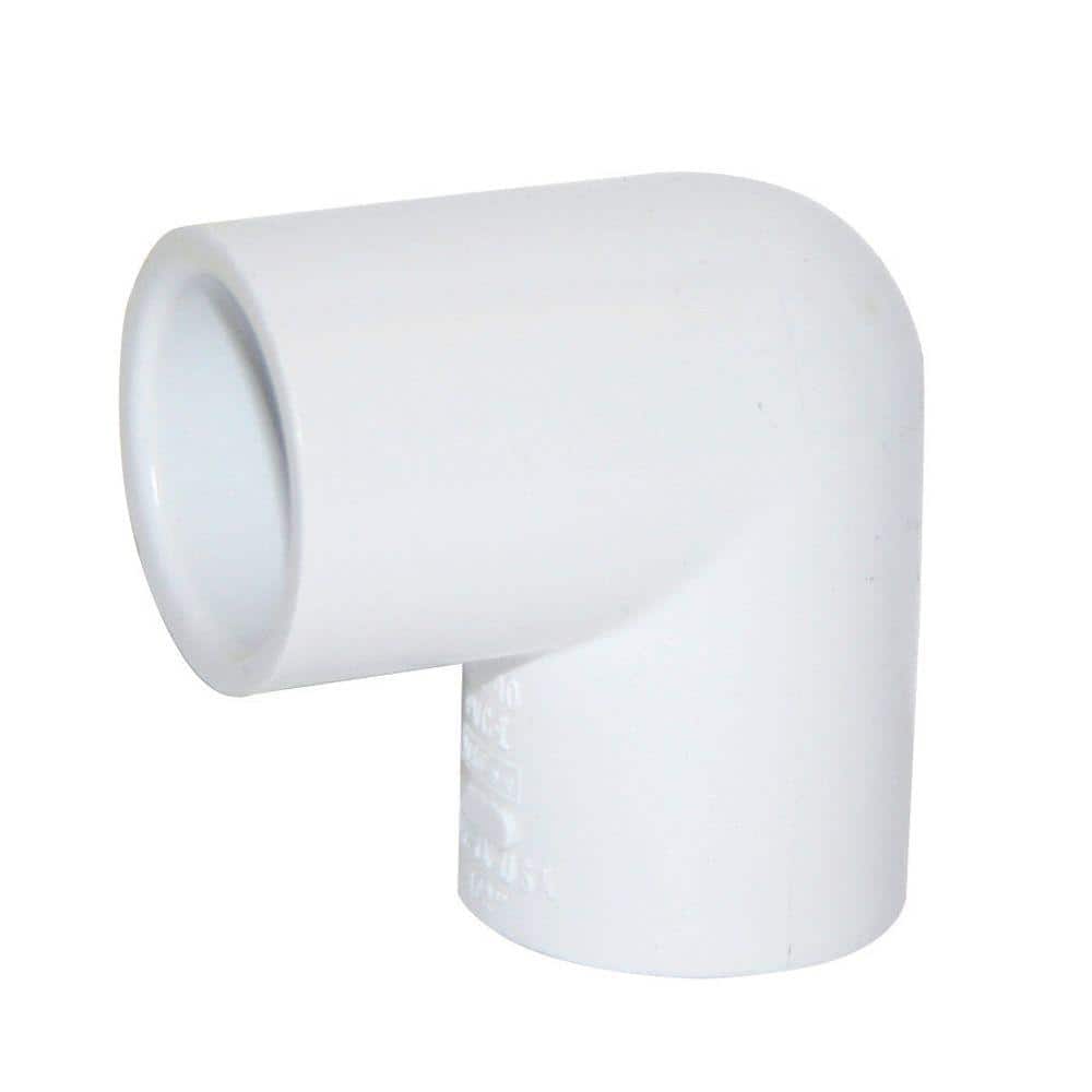 Mueller Streamline 1 in. PVC Schedule 40 90-Degree Slip x Slip Elbow ...