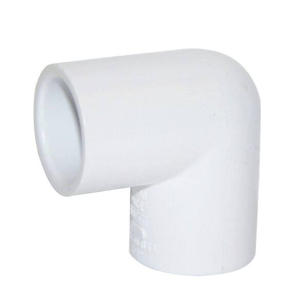 Mueller Streamline 1 in. PVC Schedule 40 90-Degree Slip x Slip Elbow 406-010HC - The Home Depot