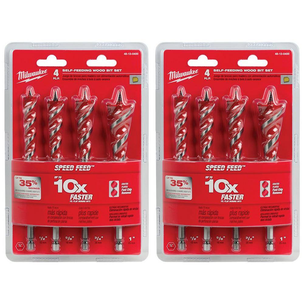 Have A ion About Milwaukee SPEED FEED Auger Wood Drilling Bit Set 