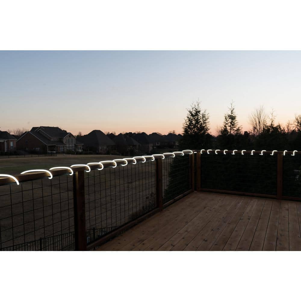 BRIGHTLUX Outdoor/Indoor 16.5 ft. L 120V Plug-In 360 Degree Daylight ...