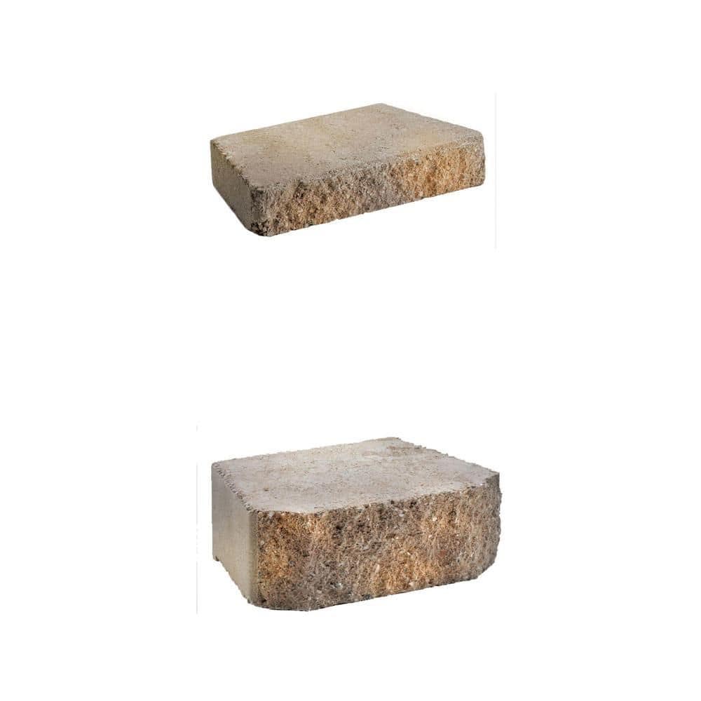 Anchor 2. 5 in. x 12 in. x 7.5 in. Concrete Wall Cap (128-Piece) and 4 ...