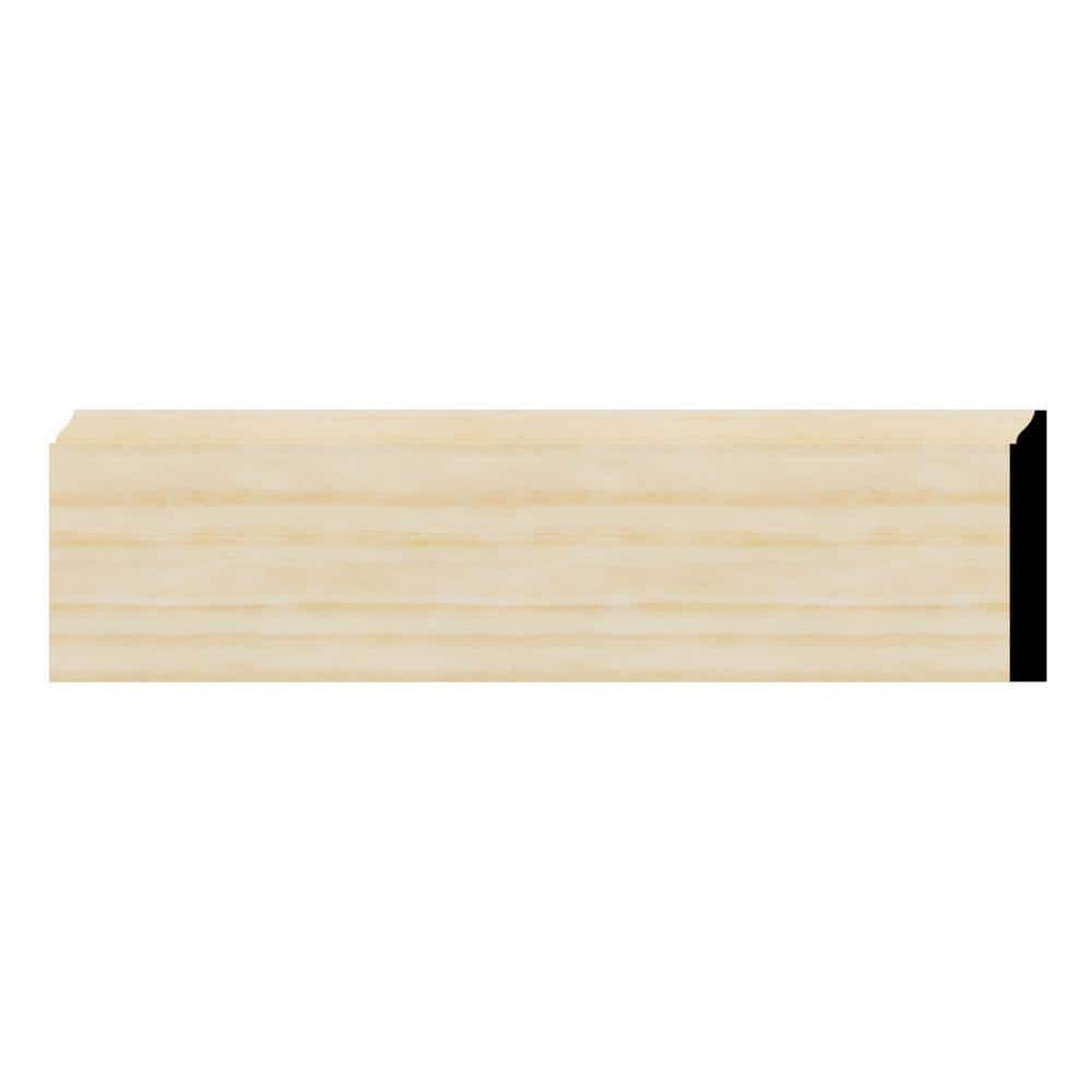 Ekena Millwork WM618 0.56 in. D x 5.25 in. W x 96 in. L Wood Pine ...