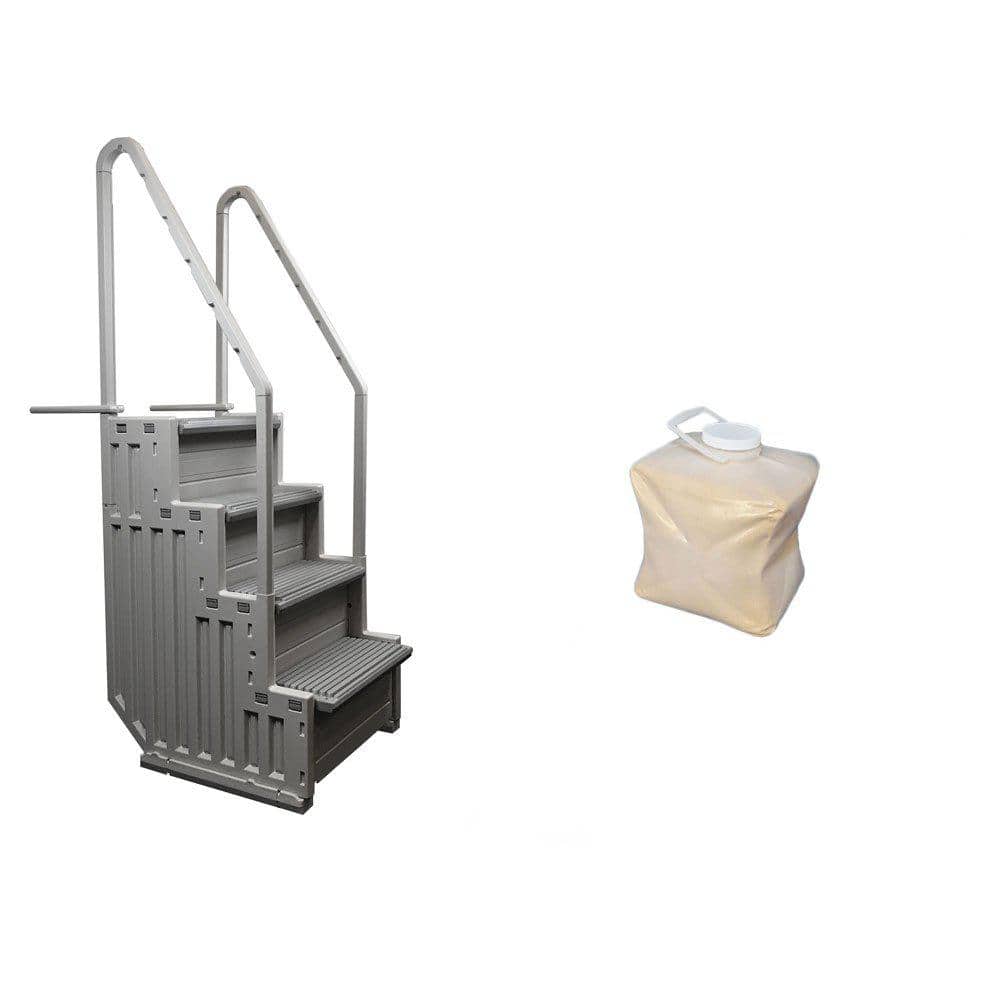 Confer Plastics STEP-1 Above Ground Pool Ladder Heavy Duty Step Entry ...