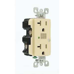 Leviton Decora Plus 20 Amp 125 V Surge Protective Duplex Outlet ...