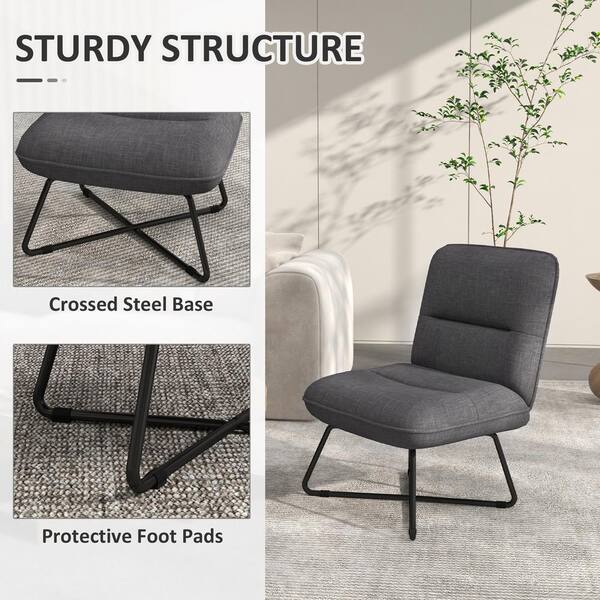 Homcom slipper chair store
