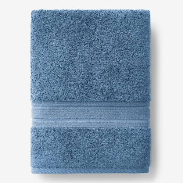 The Company Store Company Cotton Blue Turkish Cotton Bath Sheet VK37 ...