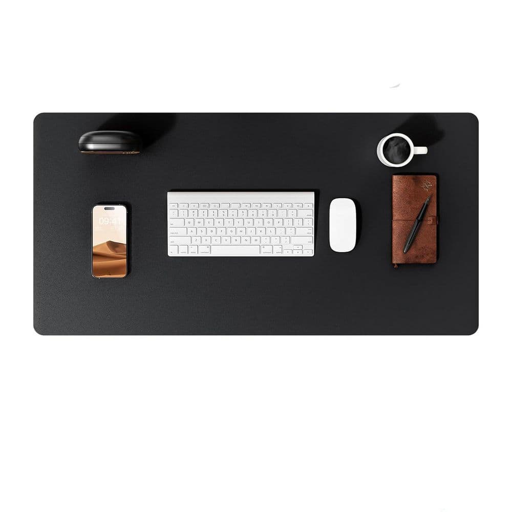 OBJLGEV Large Non-Slip PU Leather Desk Protector Mat Waterproof Writing ...