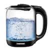 Chefman 7-Cup 1.7 Stainless Steel Glass Kettle with LED Boil Lights RJ11-17-GOPP-DS - The Home Depot