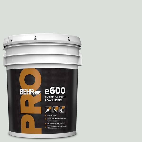 BEHR PRO 5 gal. #N420-1 Juniper Breeze Low Luster Exterior Paint ...