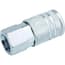 Freeman Zinc 1/4 in. x 1/4 in. Male to Female Industrial Plug Z1414MFIP