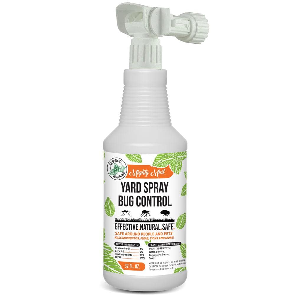 Reviews for Mighty Mint 32 oz. Yard Spray Bug Control Peppermint Spray ...