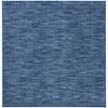Nourison Essentials 7 ft. x 7 ft. Navy Blue Square Solid Indoor/Outdoor ...