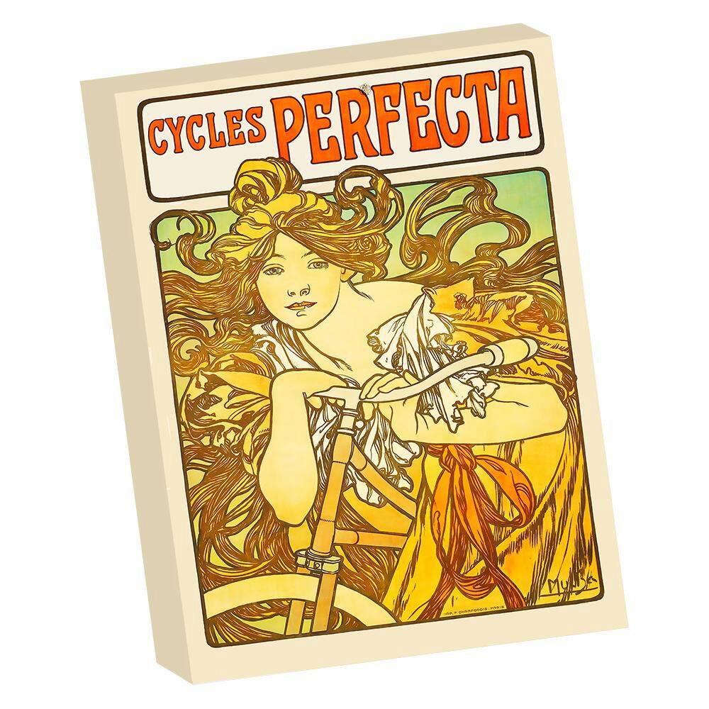 Cycles Perfecta Paris Vintage French Cycling Poster by Grotto Studios ...