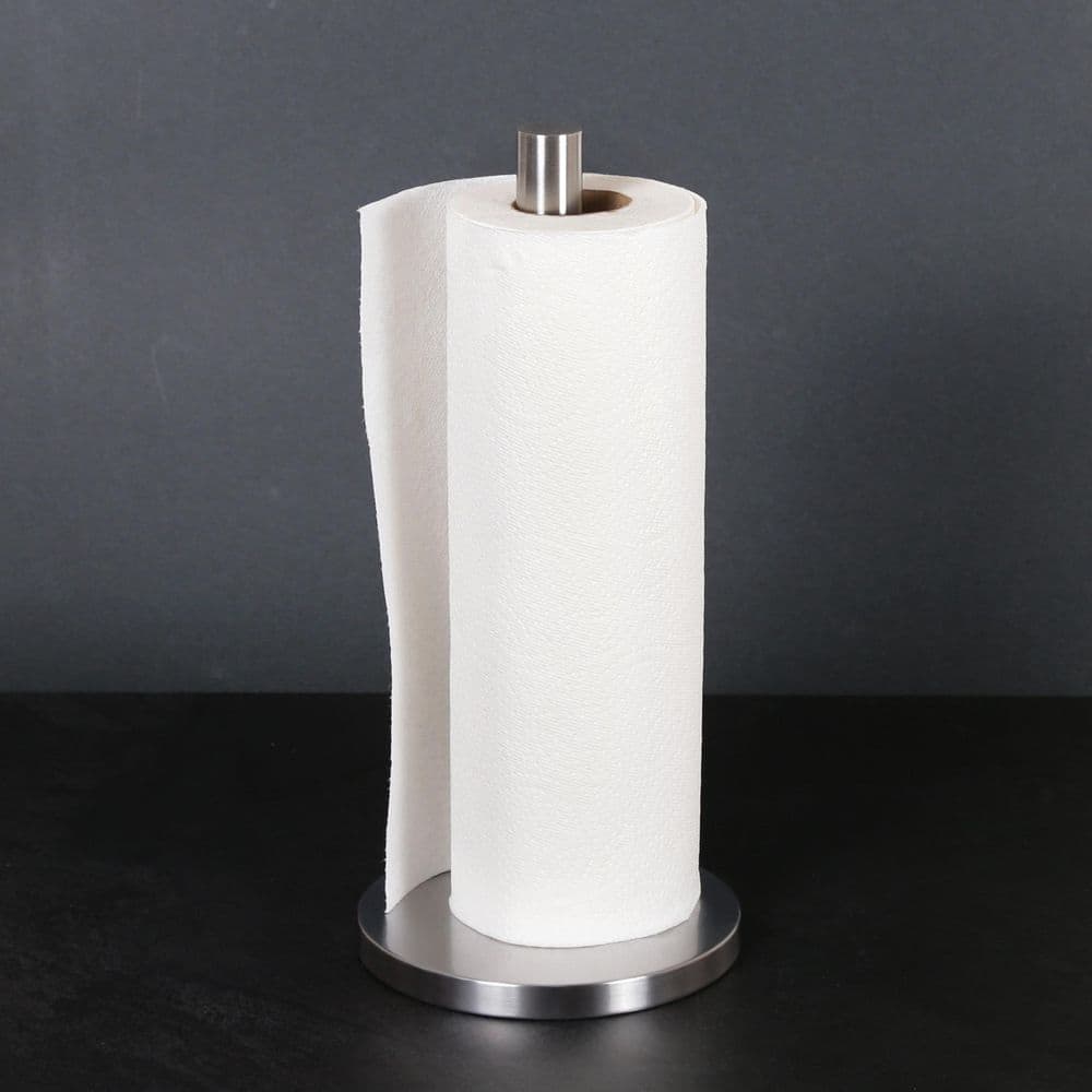 Creative Home Stainless Steel Upright Paper Towel Holder Kitchen Towel ...