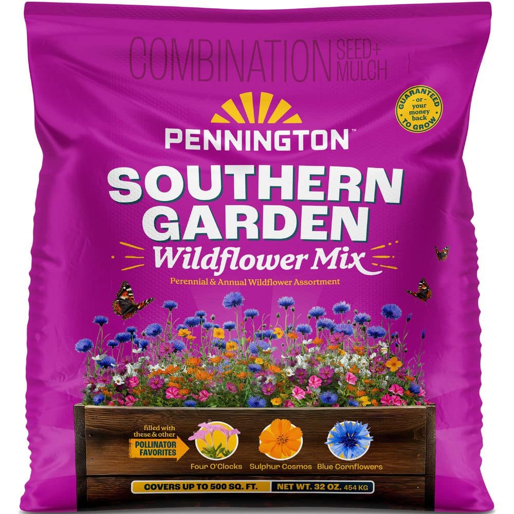 Pennington 2 lbs. Wildflower Southern Mix 100547417 - The Home Depot