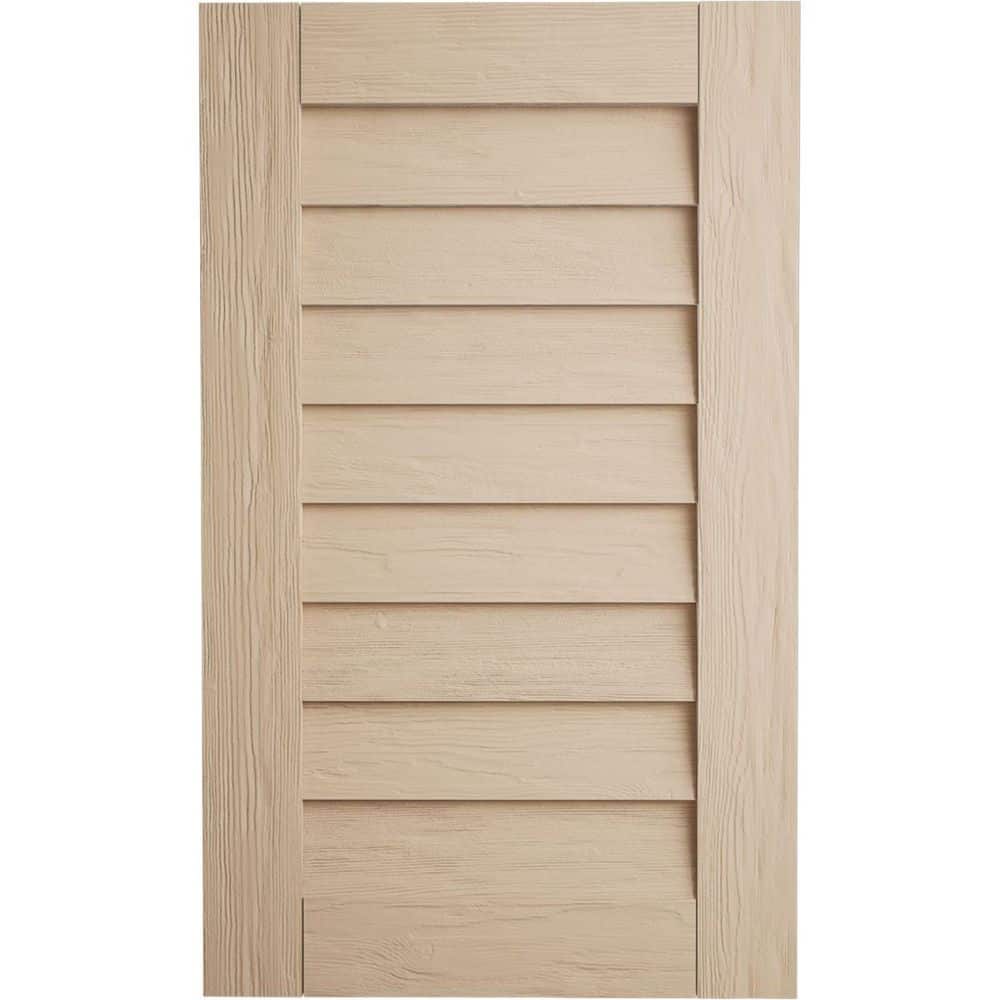 Ekena Millwork 18 in. x 24 in. Rectangular Rough Sawn Polyurethane ...