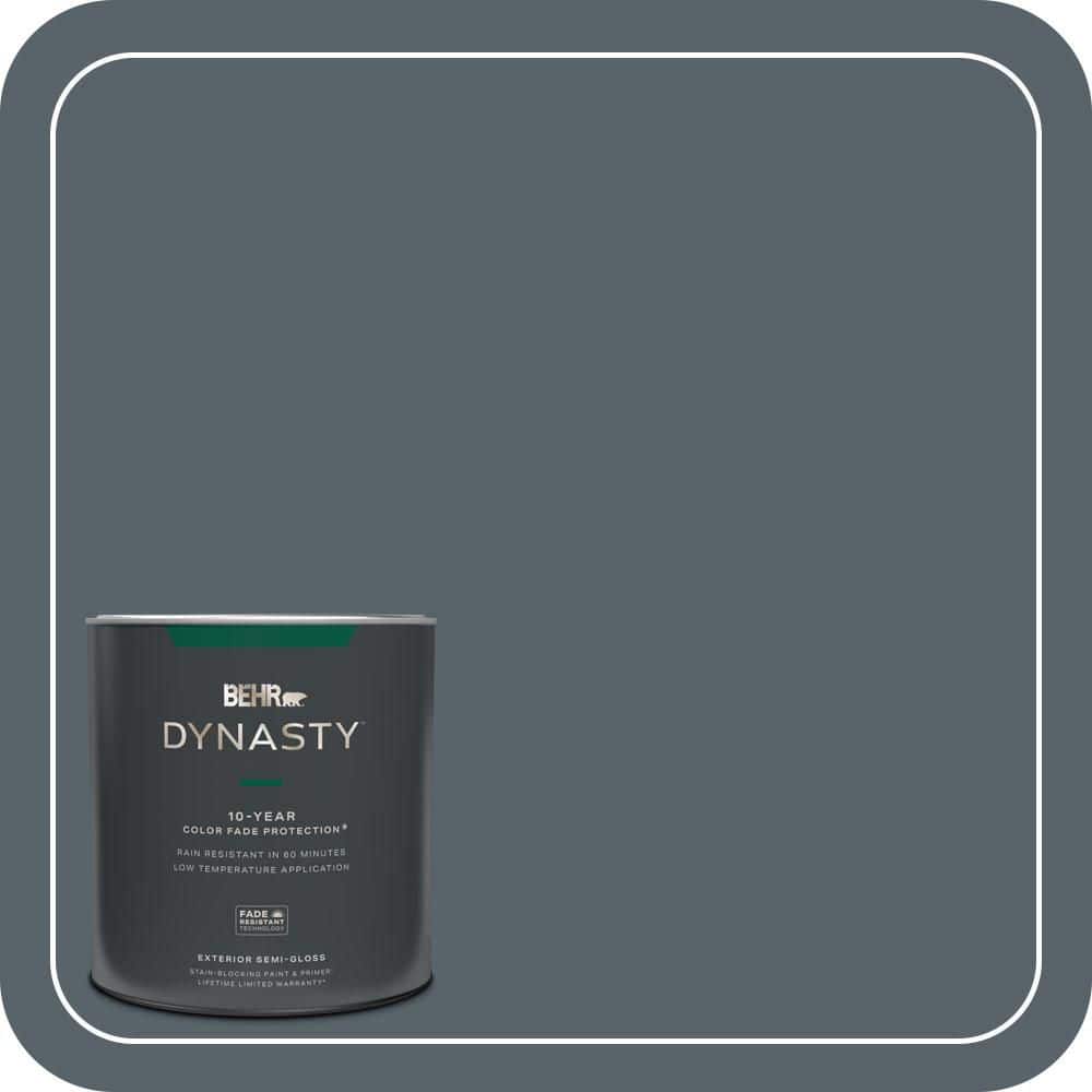 BEHR DYNASTY 1 qt. #N490-6 Calligraphy Semi-Gloss Exterior Stain ...