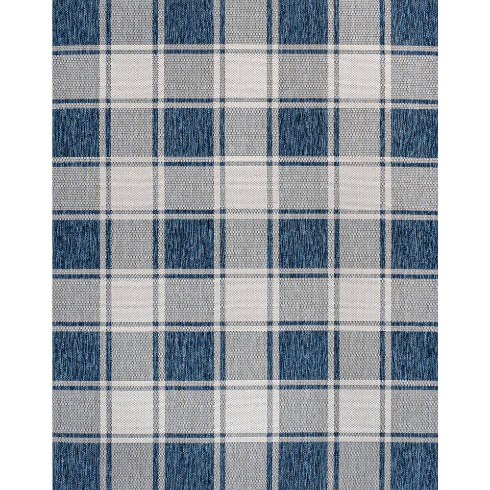 JONATHAN Y Sabine Traditional Farmhouse Bold Gingham Navy/Cream 8 ft. x ...