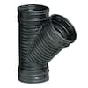 Advanced Drainage Systems 3 in. Singlewall Snap Wye 0322AA - The Home Depot