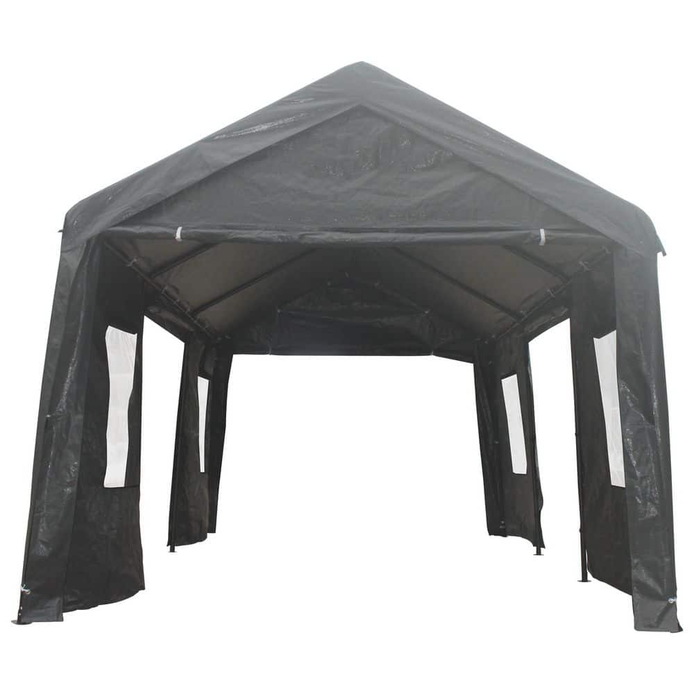 Siavonce 12x20 Feet Party Tent Heavy Duty Outdoor Portable GarageV ...