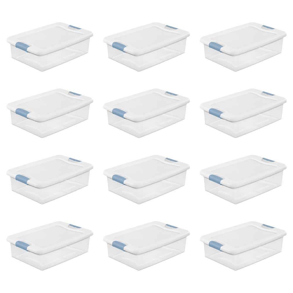 Reviews for Sterilite 32 qt. Storage Box Stackable Latching Container ...