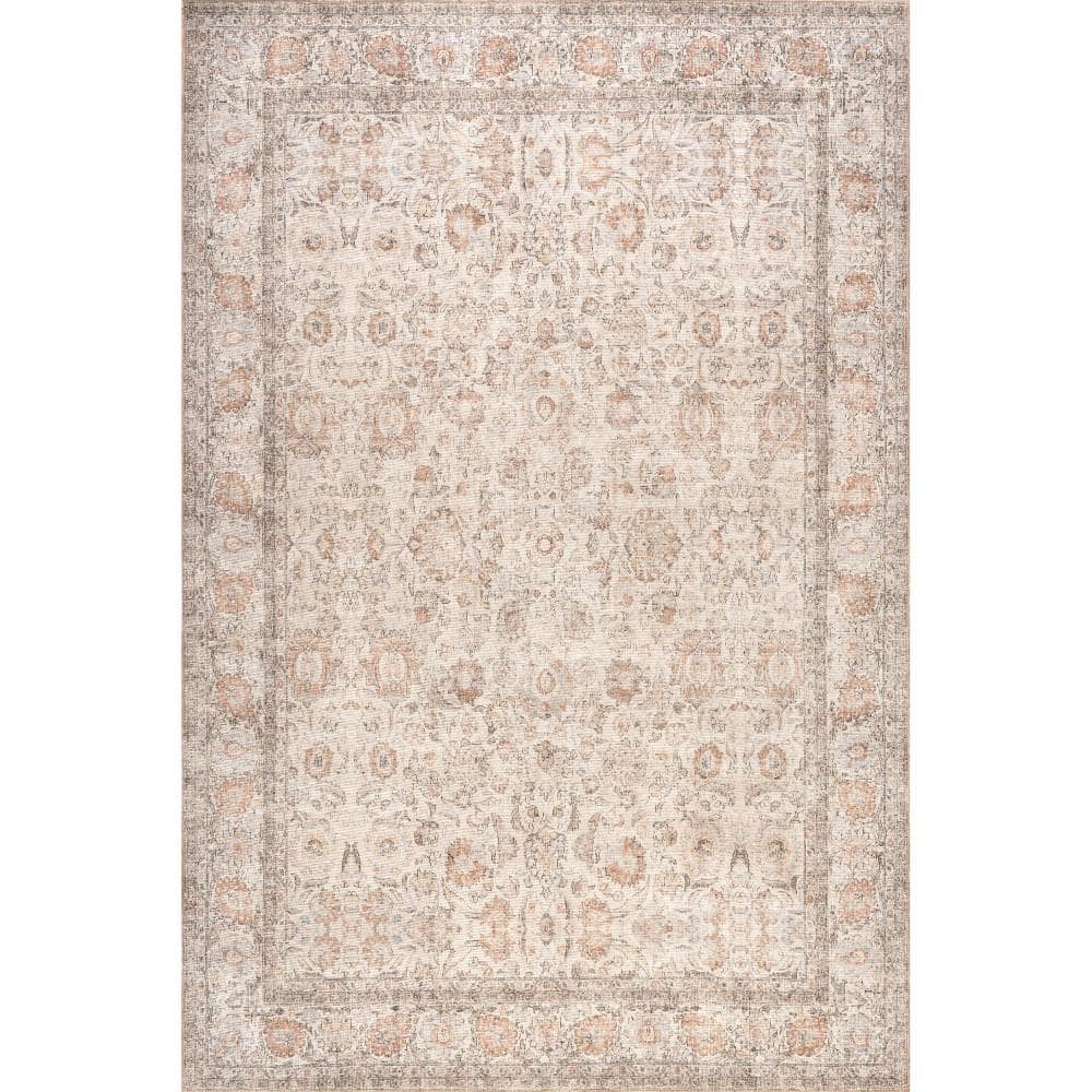 nuLOOM Hillstone Collection Traditional Vintage Medallion Glenette ...