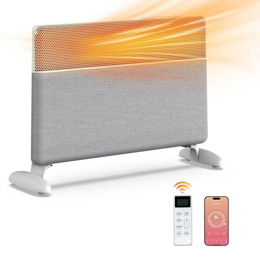 Edendirect 1500 W 16.73 in Electric Ceramic Convection Space Heater in ...