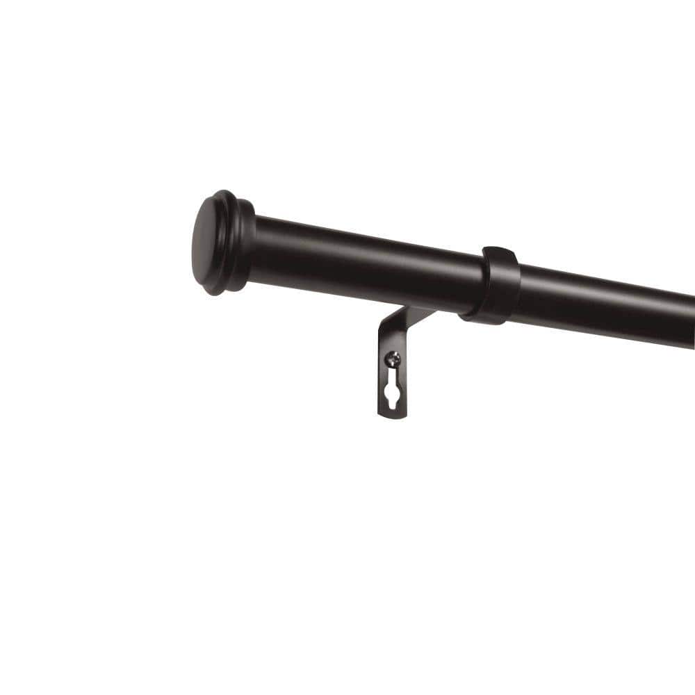 EXCLUSIVE HOME Topper 84 in. - 160 in. Adjustable Length Indoor Curtain ...