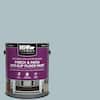 BEHR PREMIUM 1 gal. #PPU13-14 Ozone Textured Low-Lustre Enamel Interior ...