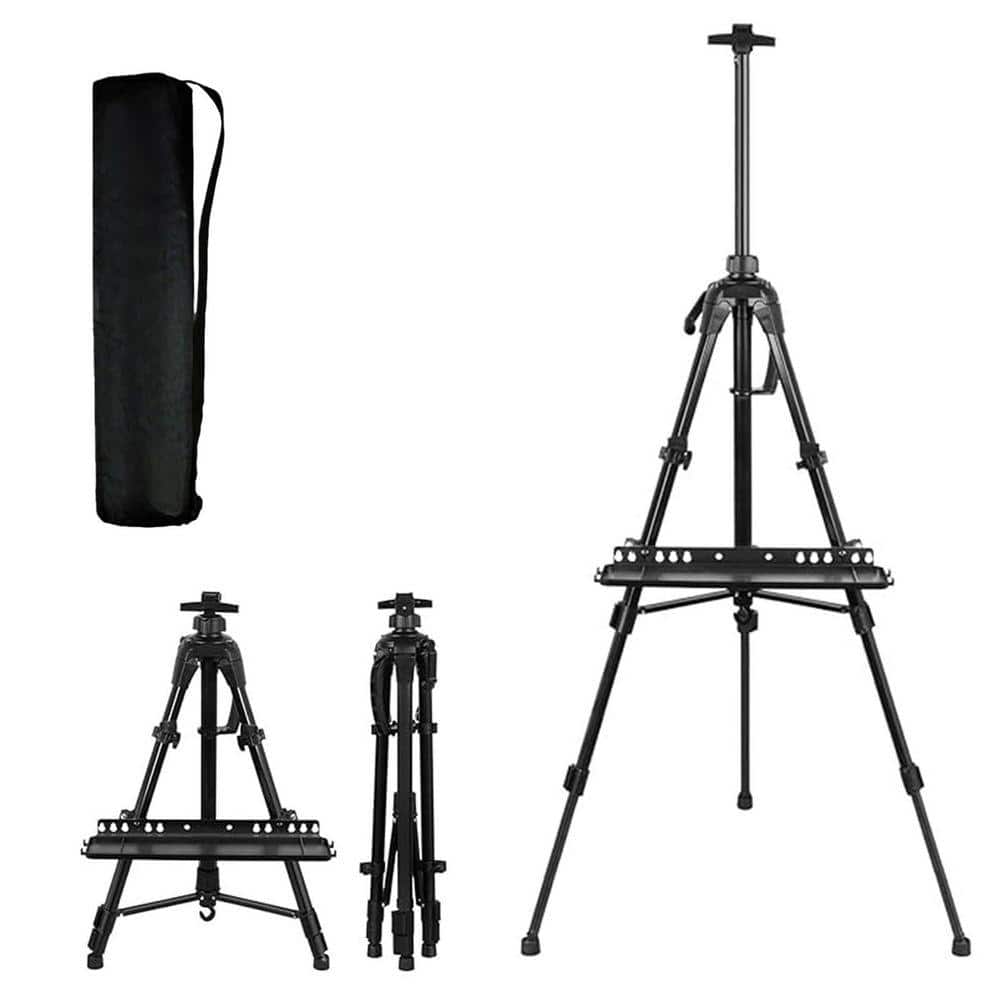 Portable Aluminum Alloy Extendable Art Easel with Hand Crank, Painting ...