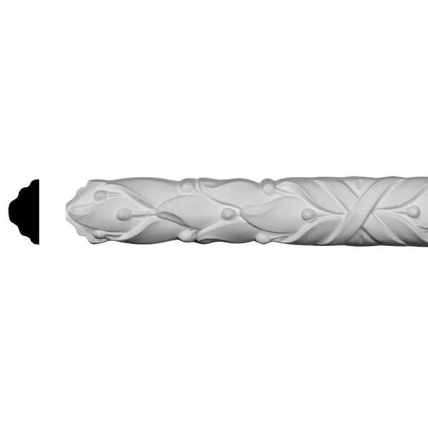 Ekena Millwork SAMPLE - 3/4 in. x 12 in. x 1-3/8 in. Urethane Dublin ...