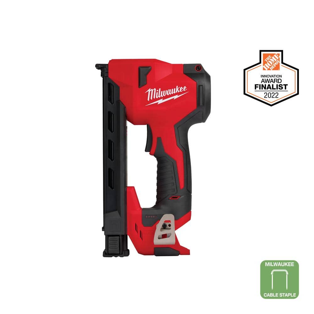 Milwaukee M12 12-Volt Lithium-Ion Cordless Cable Stapler (Tool-Only ...