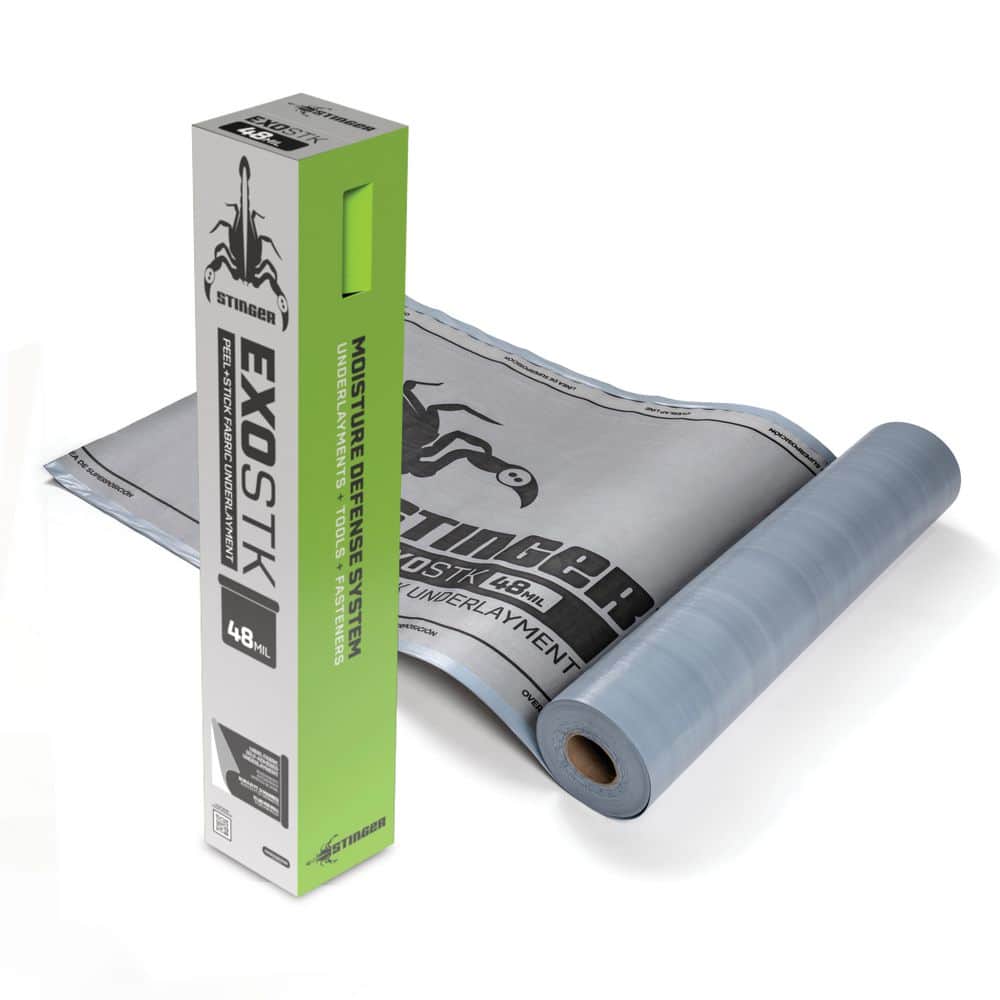 Stinger EXOSTK 48 MIL 200 sq. ft. High Temp Peel and Stick Roofing ...