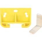 Prime-Line 3/32 in. x 1-9/32 in., Yellow Drawer Guide Kit R 7154