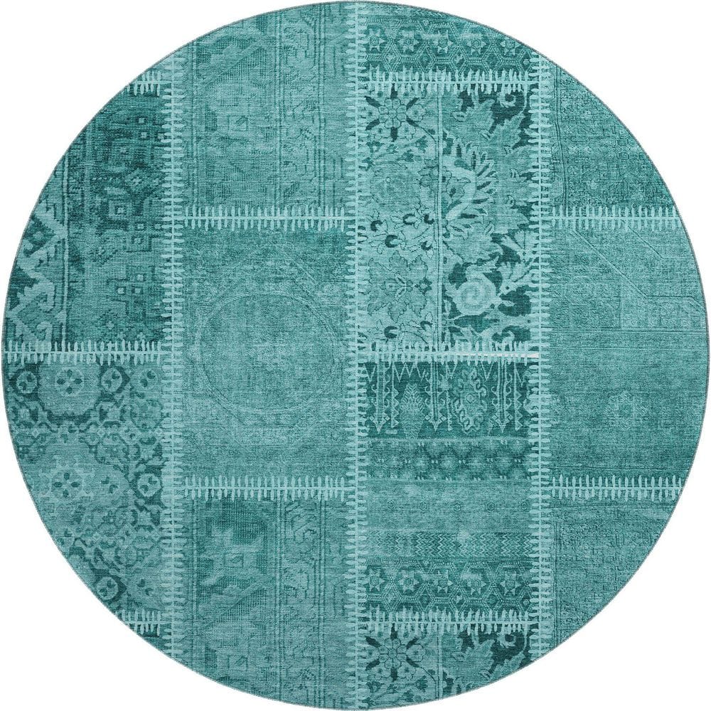 Addison Rugs Mayfield Premium Machine Washable Indoor/Outdoor Geometric ...