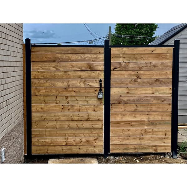 Slipfence 4 ft. W x 6 ft. H Gate Kit to create a Vertical or Horizontal ...