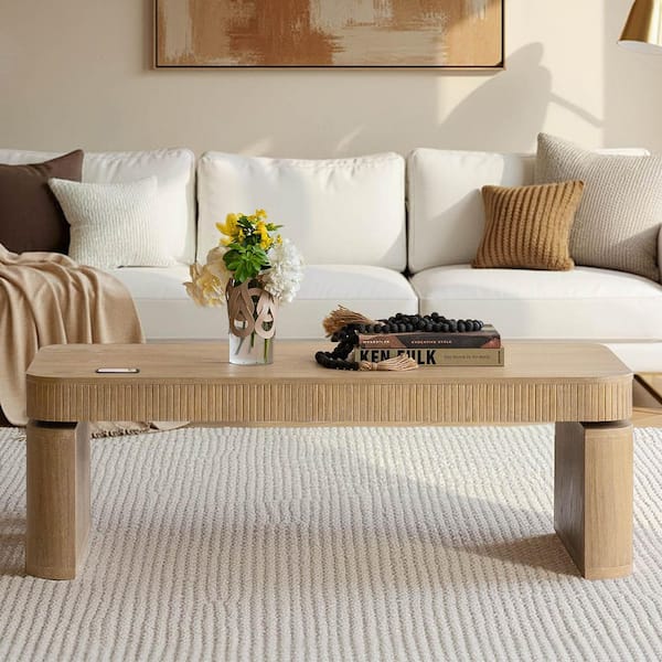 Reviews for NADAAL STUDIOS Mirelda 55 in. Rustic Oak Narrow Rectangle ...