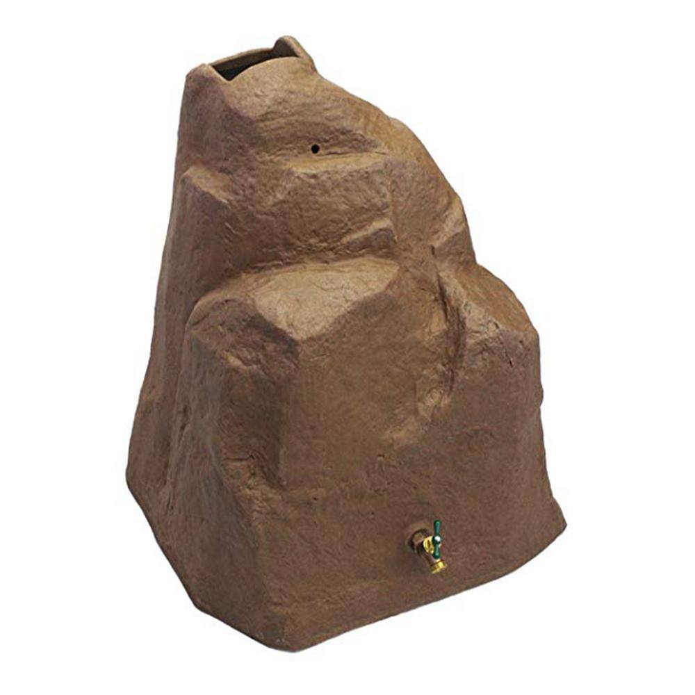 Good Ideas 42 Gal. Rain Wizard Rock Rain Saver in Red Brick RWWR42-RED ...